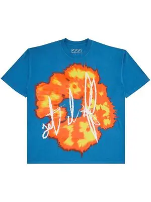 DENIM TEARS Offset Set It Off T-shirt - Blue
