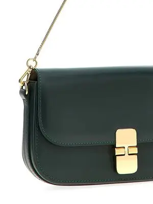 A.p.c. Grace Chaine Clutch - Green
