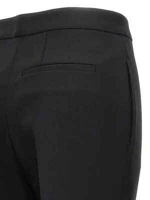 JIL SANDER Wool Tailored Trousers - Black