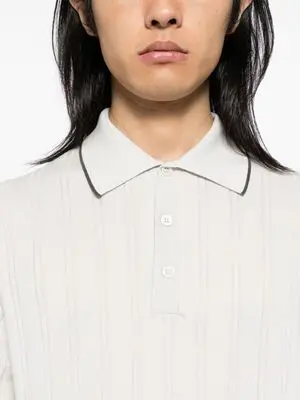 CRUCIANI Cotton Polo Shirt - Grey