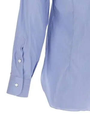 BARBA NAPOLI Poplin Shirt - Blue