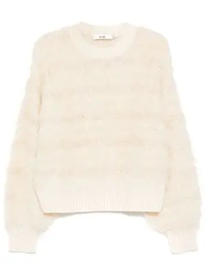 B+AB Textured Crew-neck Jumper