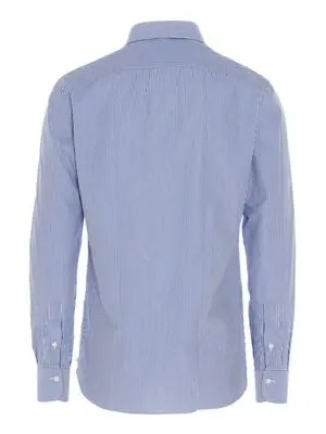 BORRIELLO NAPOLI Striped Shirt - Blue