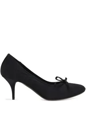 Balenciaga 70mm Leopold Worn-out Satin Pumps