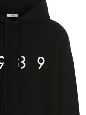 1989 STUDIO Logo-print Hoodie - Black