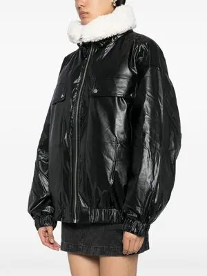 B+AB Faux Leather Jacket
