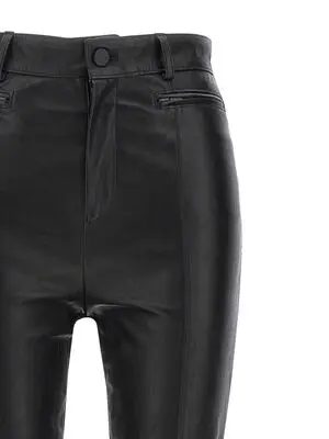 David Koma Leather-panel Leggings