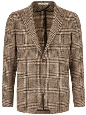 Tagliatore Checked Single-breasted Blazer