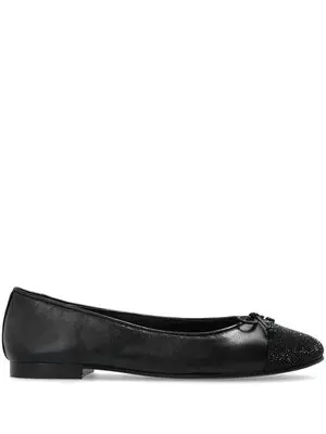 Tory Burch Leather Ballet Flats - Black
