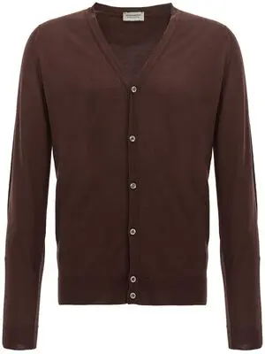 John Smedley Petworth Cardigan - Brown