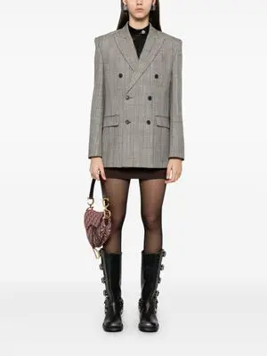 Wardrobe.NYC Checked Wool Blazer