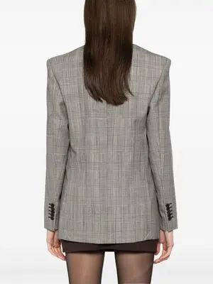 Wardrobe.NYC Checked Wool Blazer