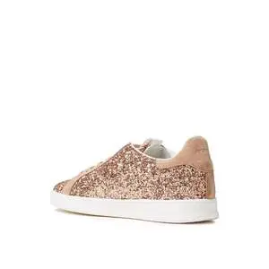 SERGIO ROSSI Glittered Woven Sneakers