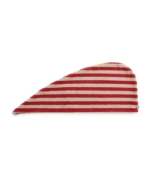PIGLET IN BED Cotton Hair Wrap Sandstone Red
