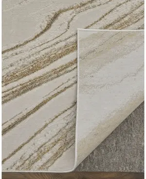 FEIZY Aura Aur39llf Area Rug, 5' X 8 - Ivory