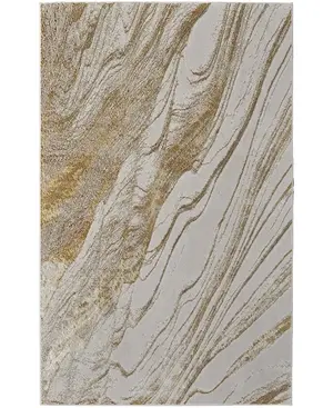 FEIZY Aura Aur39llf Area Rug, 3'11 X 6 - Ivory