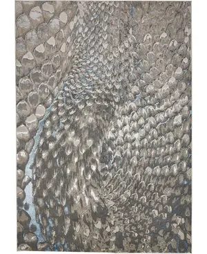 FEIZY Azure Azr3403f Area Rug, 5' X 8 - Blue