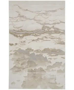 FEIZY Aura Aur3727f Area Rug, 5' X 8 - Ivory/tan