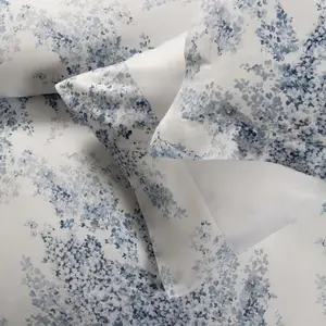DEA ITALIAN LINENS Dea Palm Beach Glicine Floral Print Duvet Cover, King