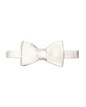 Eton Satin Self-Tied Bow Tie Natural