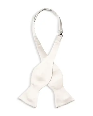 Eton Satin Self-tied Bow Tie - Natural