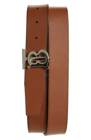 Burberry Tb Reversible Leather Belt