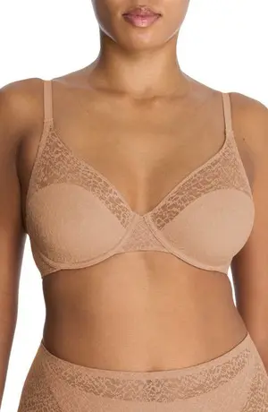 Natori Pretty Smooth Underwire Seamless Bra - Buff