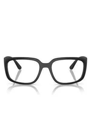 Ray-ban X Scuderia Ferrari Square Optical Glasses - Black White