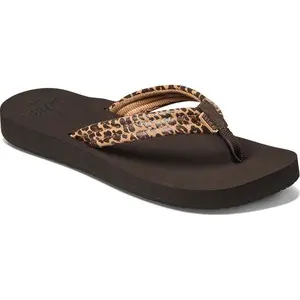 Reef Cushion Breeze Flip Flop - Leopard