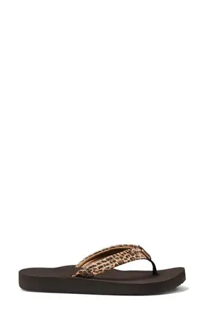 Reef Cushion Breeze Flip Flop - Leopard