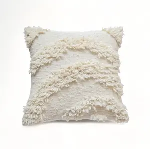 MESO GOODS Miguel Wool Pillow Cover - Cream