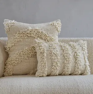MESO GOODS Miguel Wool Pillow Cover - Cream