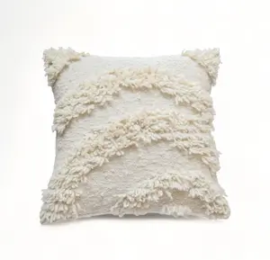 MESO GOODS Miguel Wool Pillow Cover Natural Ivory