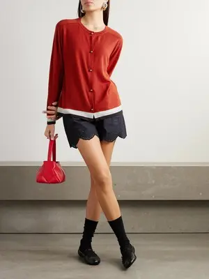 BODE Fairground Merino Wool Cardigan