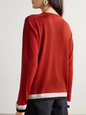 BODE Fairground Merino Wool Cardigan