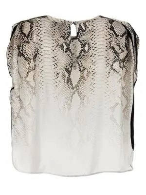NUDE Snake-print Blouse
