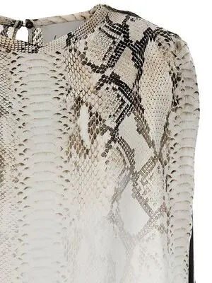 NUDE Snake-print Blouse