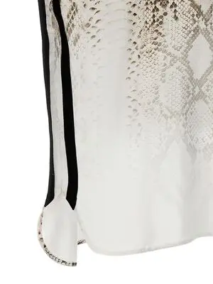 NUDE Snake-print Blouse