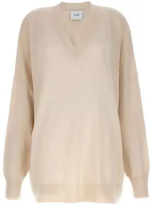 Nude Drop Shoulder Knitwear For Women