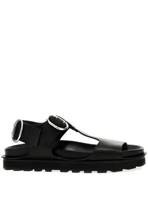 JIL SANDER Leather Sandals