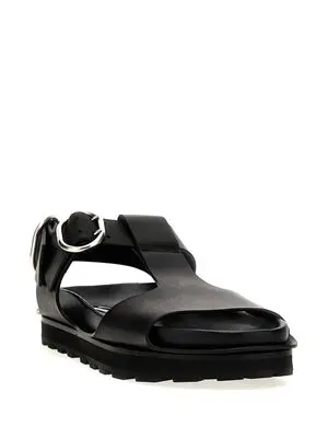 JIL SANDER Leather Sandals