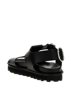 JIL SANDER Leather Sandals