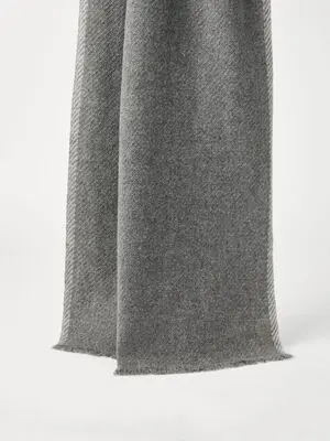 Brunello Cucinelli Cashmere Scarf - Grey