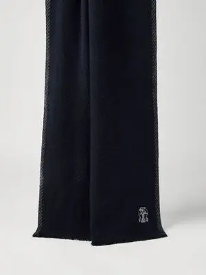 Brunello Cucinelli Cashmere Scarf - Blue