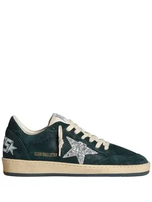 GOLDEN GOOSE Ball Star Suede Sneakers - Green