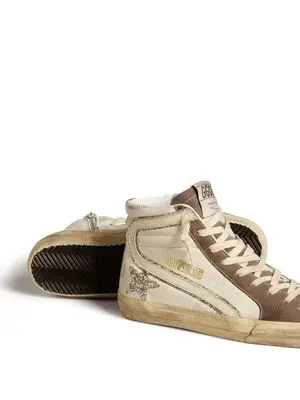 GOLDEN GOOSE Ball Star High-top Sneakers - White