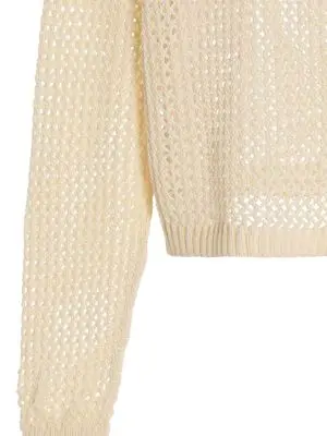 RAMAEL Bio Cable Sweater - White