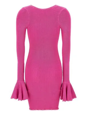ROTATE BY BIRGER CHRISTENSEN X Reina Olga Crinkled Mini Dress - Pink