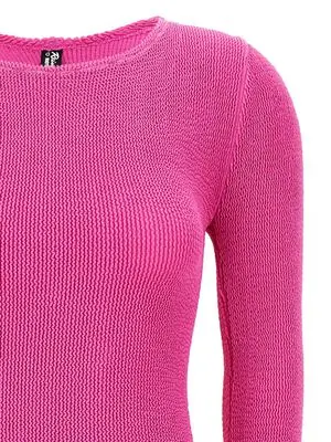 ROTATE BY BIRGER CHRISTENSEN X Reina Olga Crinkled Mini Dress - Pink