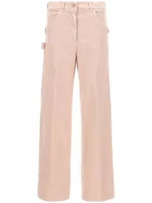 Women's Nude Wide Leg Pants